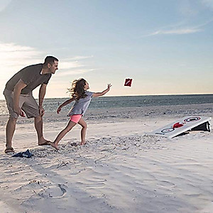 Lifetime Heavy Duty Outdoor Cornhole, Ladderball Game and Table Combo Set, 48 x 24 x 27.5 inches; 48 Pounds