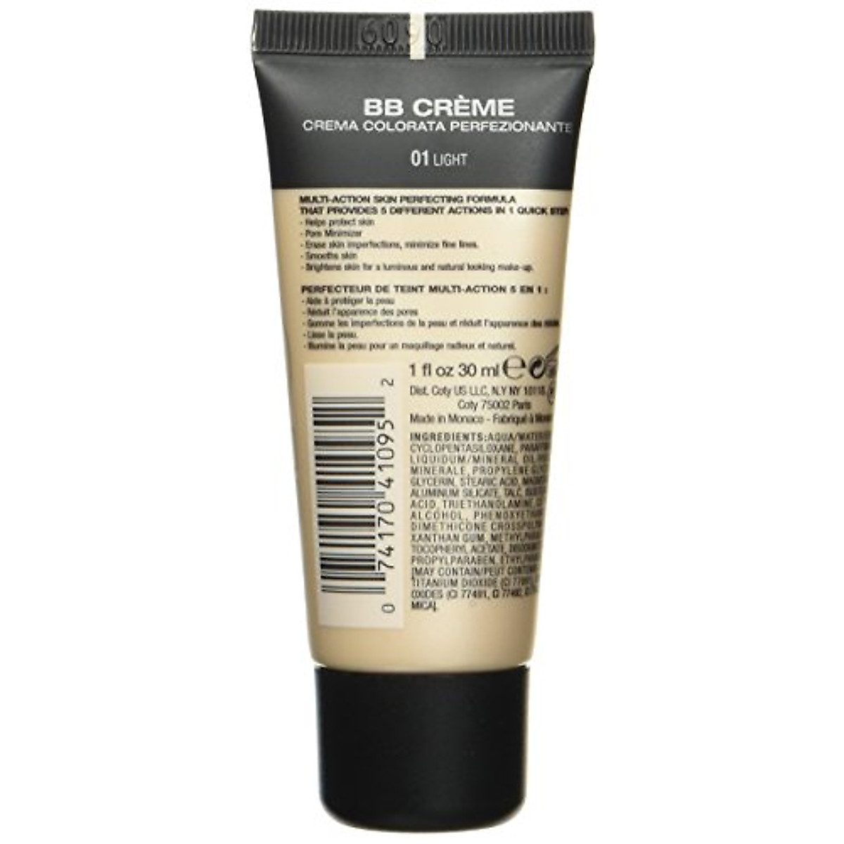 N.Y.C. New York Color BB Creme Foundation, Light, 1 Fluid Ounce
