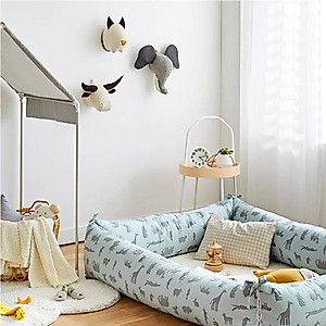 soarflight Animal Heads Wall Hanging Decor for Kids Room Elephant Deer Cow Dog 3D Head Wall Mount Decor Child Room Kindergarten Wall Hanging Mounted for Children Room Nursery Room Decoration Cool