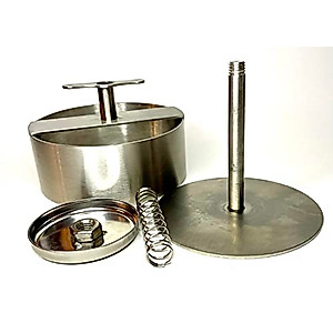 Legend Burger Press, Hamburger Patty Maker, Easy to Clean, 304 Stainless Steel, Commercial Grade, Burger Press Patty Maker, Hamburger Maker Mold, 4.33 inch