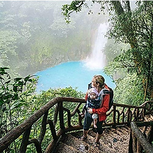 Contours Baby Carrier Newborn to Toddler | Journey 5 Position Convertible Easy-to-Use Baby Carrier with Pockets for Men and Women, Face In, Face Out, Front, Back & Hip (8-45 lbs) - Graphite Gray