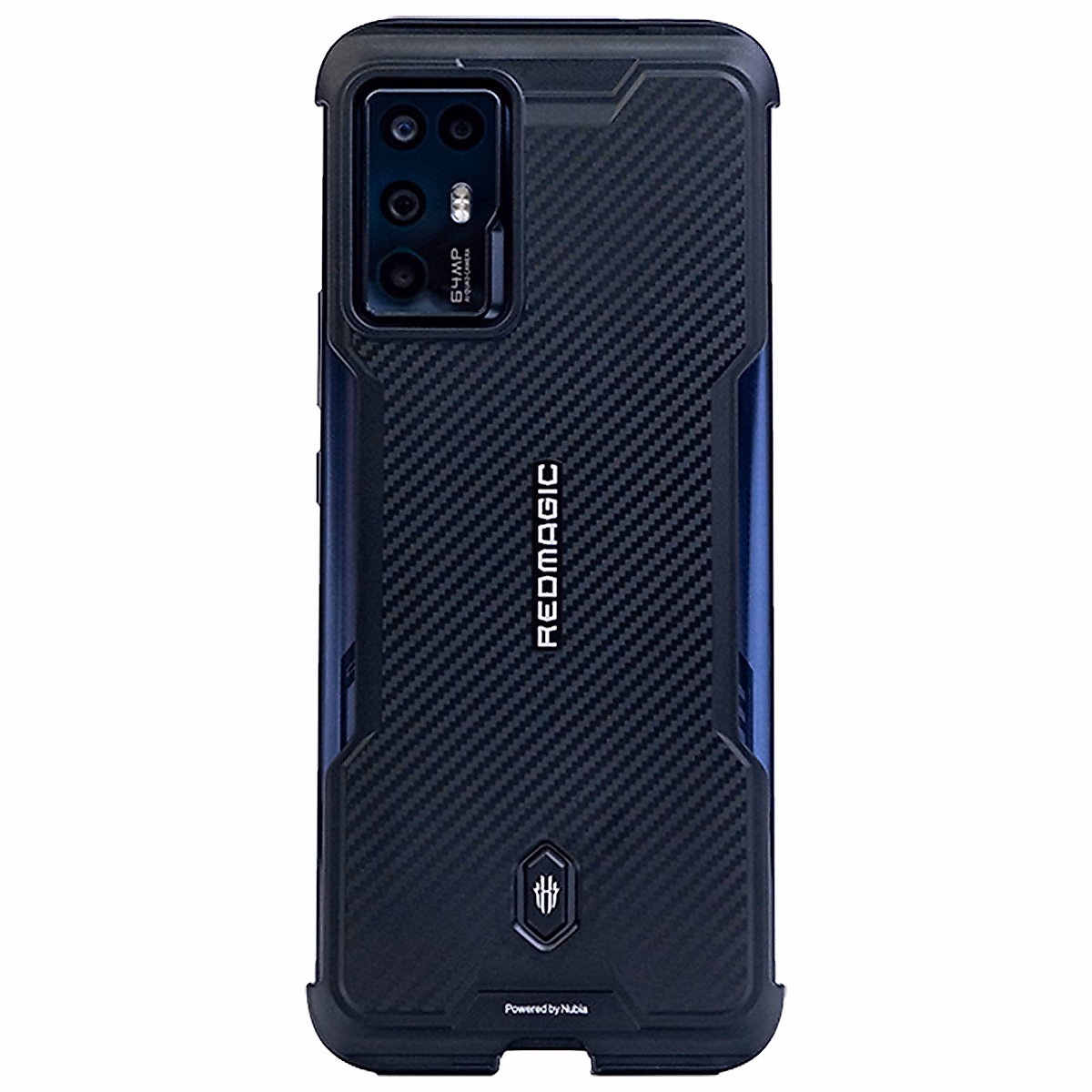 nubia REDMAGIC 6R Pro Handle Protective Case, Flexible TPU Cover Anti-Scratches Shockproof Phone Case Compatible Red Magic 6R/6 Racing, Black