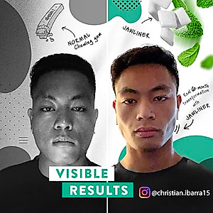 JAWLINER Fitness Chewing Gum (2 months pack) Jawline Sugar Free Mint Gum - - Jawline Exerciser For Mewing And Shapen The Jaw - 15x Harder Than Regular Gum