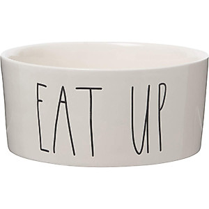 Rae Dunn Artisan Collection 6" Pet Bowl EAT UP