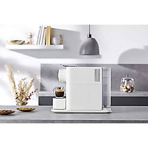 Nespresso Lattissima One Original Espresso Machine with Milk Frother by De'Longhi, Silky White