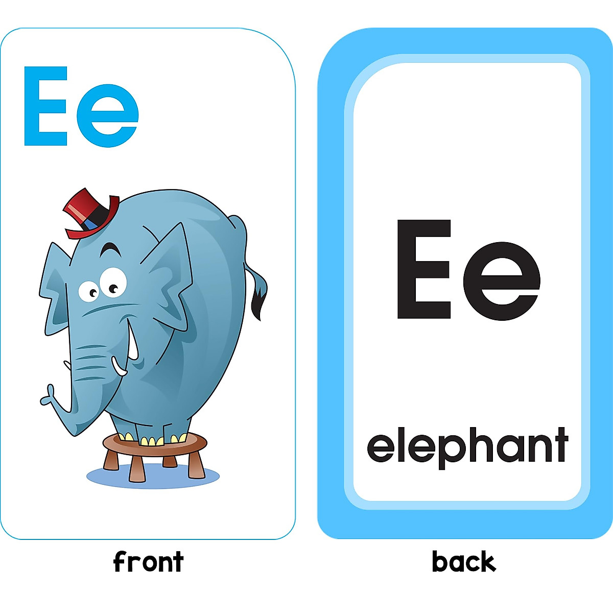 School Zone - Alphabet Fun Flash Cards - Ages 4 to 6, Preschool to Kindergarten, ABCs, Uppercase and Lowercase Letters, Spelling, and More