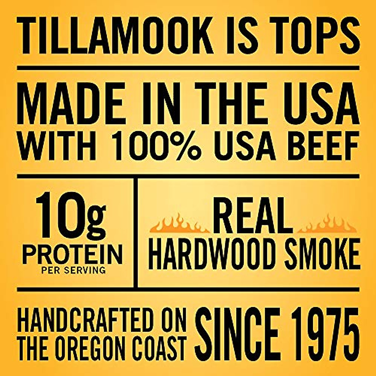 Tillamook Country Smoker Real Hardwood Smoked Silver Dollar Beef Jerky, Old Fashioned, 13 Ounce