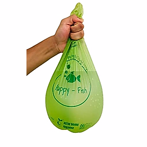 1.75-gallon (6.6L) Compostable, Extra-Thick Countertop Waste Bin Bags| Unscented Leak Proof Bags for Office, Home, Bathroom, Bedroom, Car, Kitchen, Pet(Green)1 Pack| 110 Counts. (1.75 Gallon)