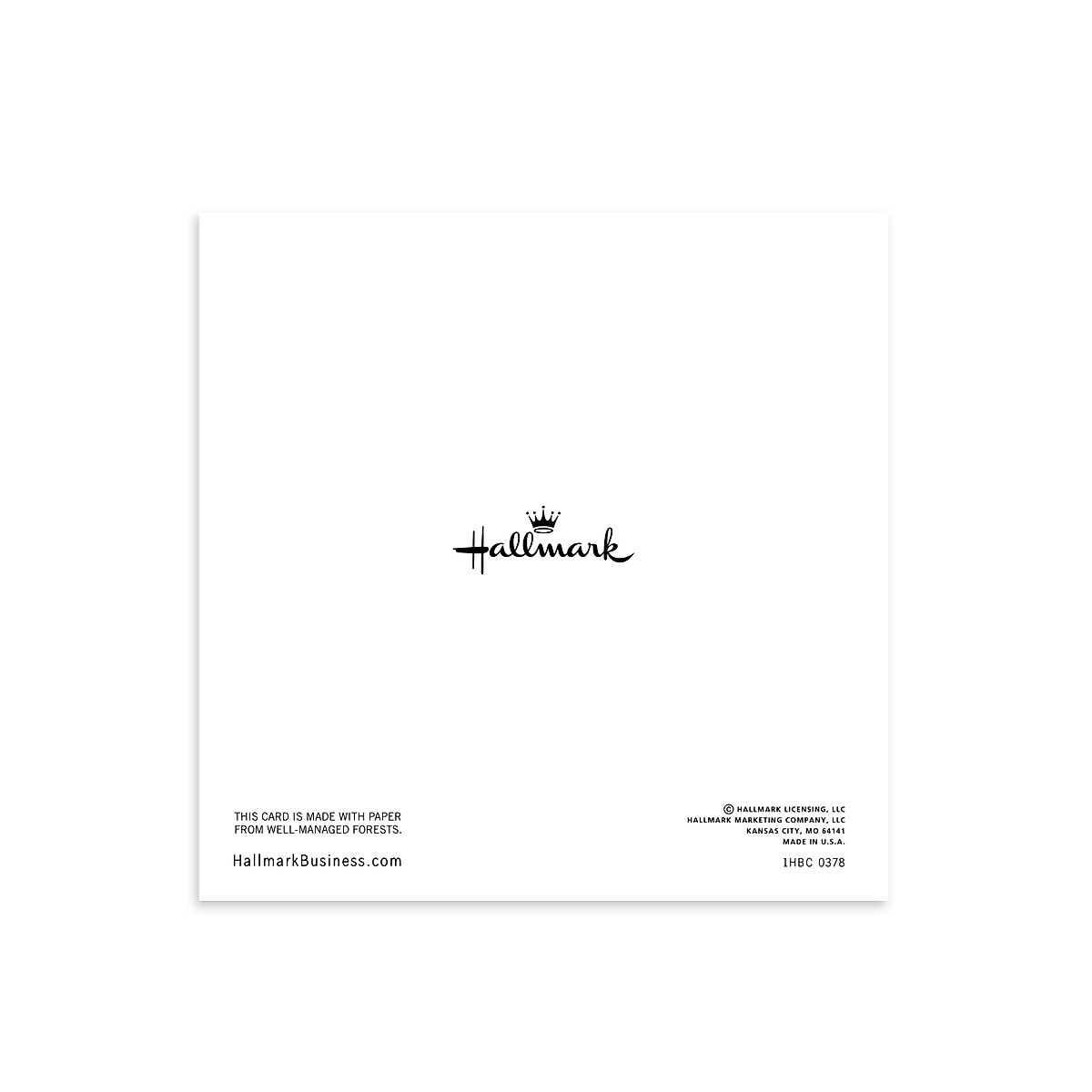 Hallmark Business (25 Pack) Square Birthday Cards (Foil Party Hats) for Employees, Groups, Associations, Organizations, Churches, Staff