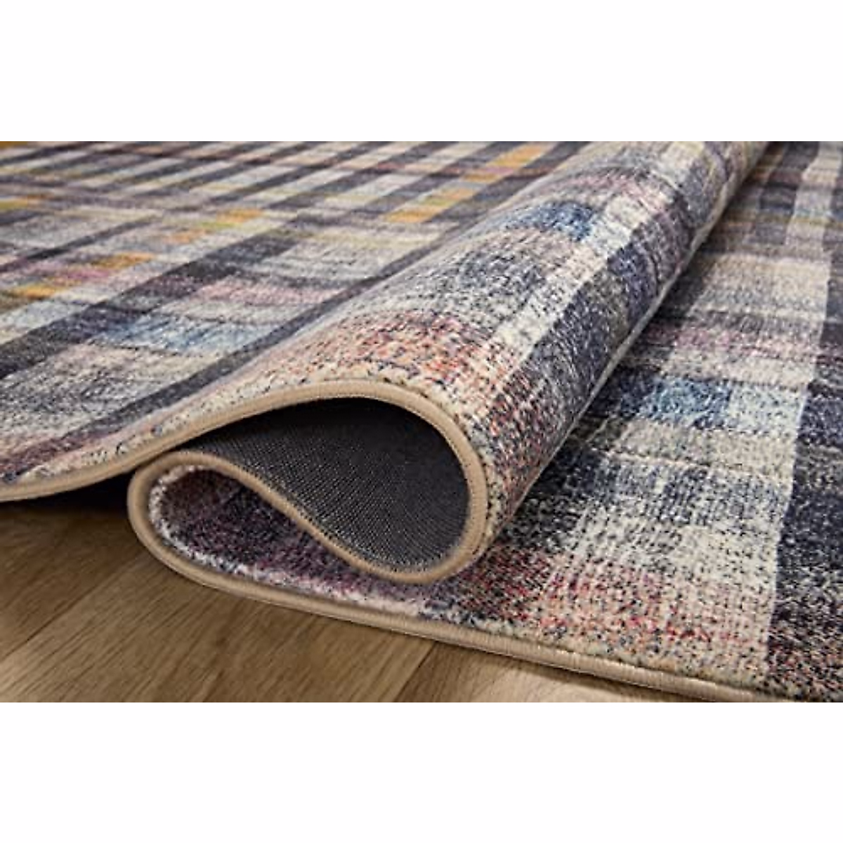 Loloi Chris Loves Julia x Humphrey Plum/Multi 7'-3" x 9'-3" Area Rug