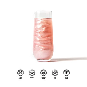 Blacksherbet Cotton Candy Pink Edible Glitter for Drinks 5 Grams | KOSHER Certified | Drink Glitter and Dust for Cakes, Strawberries, Cupcakes, Chocolate & Cake Pops