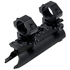 Ultimate Arms Gear Tactical SKS 7.62x39 Rifle See Through Receiver Cover Replacement Scope Mount With 2-7x32 Rifle Duplex Sniper Reticle Scope With Included 7/8" Weaver-Picatinny Scope Rings