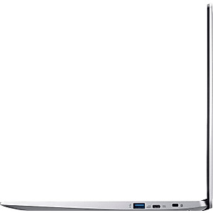 acer Chromebook 315,15.6" HD Display Laptop,Intel Celeron N4020(2.8GHZ), 4GB LPDDR4 RAM, 64GB eMMC SSD, Chrome OS, Silver, with Laptop Bag and TWE 64GB SD Card