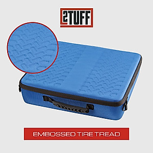 2TUFF Collectible Toy Car Storage Case and Toy Organizer Storage Case with 48 Compartments and 2 Removable Trays - Toy Display Case Compatible with Most Hot Wheels Cars and Matchbox Cars