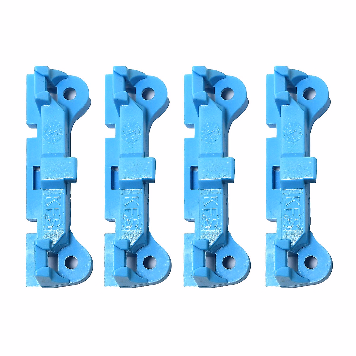 RLECS 4pcs Plastic CPU Fan Retainer Bracket Base Parts for AM2 AM3 FM1/2/2+/3 for PC Heat Sink Cooling Fan Mounting, Blue