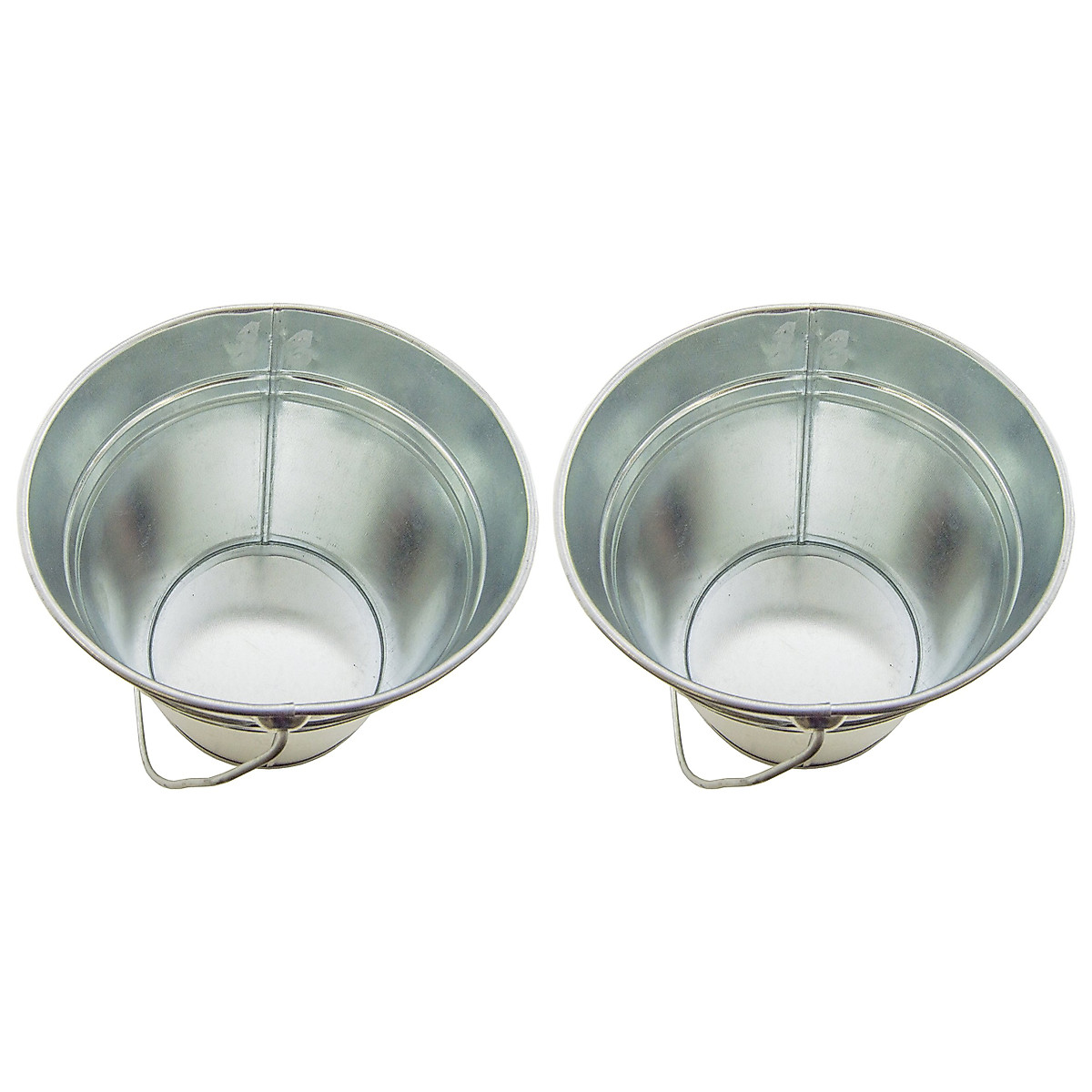 PAIL TIN 6 INCH HIGH X 7.25 INCH DIAMETER