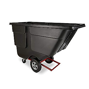 Rubbermaid 1314 Utility Duty 1 Cu. Yard Tilt Truck, 72-1/4"L x 33-1/2"W x 43-3/4"H