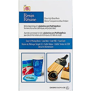 Mod Podge 16 fl oz Hardener 2-Part Supplies Pack, Perfect Kits and Silicone Molds for Epoxy Resin Projects, 25264, Clear