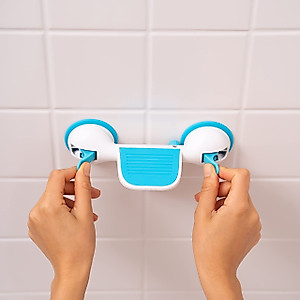 Suction Cup Foot Rest Shower Shaving Shower Foot Rest Waterproof Works with Tiled or Regular Shower Stand