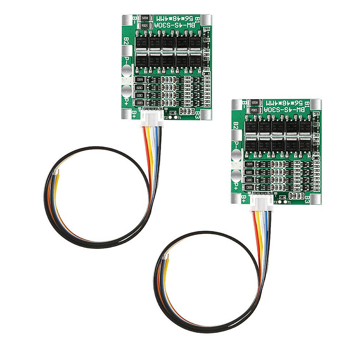 Organizer 2pcs 4S 30A 14.8V Li-ion Lithium 18650 Battery BMS Packs PCB Protection Board Balance Integrated Circuits