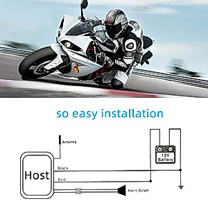 Rupse Motorcycle Wireless Alarm System Bicycle Car Anti Theft Security Burglar Double Remote Control Warner Horn Adjustable Sensitivity