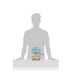 GRANDLMOON Magnetic Portable Playboard Doll House Family Magnets for Todder Kids Perfect Preschool Learning Travel Toy (65 Pcs)