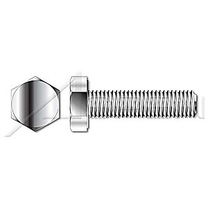 (600 pcs) M5-0.8 X 55mm, DIN 933 / ISO 4017, Metric, Hex Head Cap Screws Bolts, Full Thread, A2 Stainless Steel