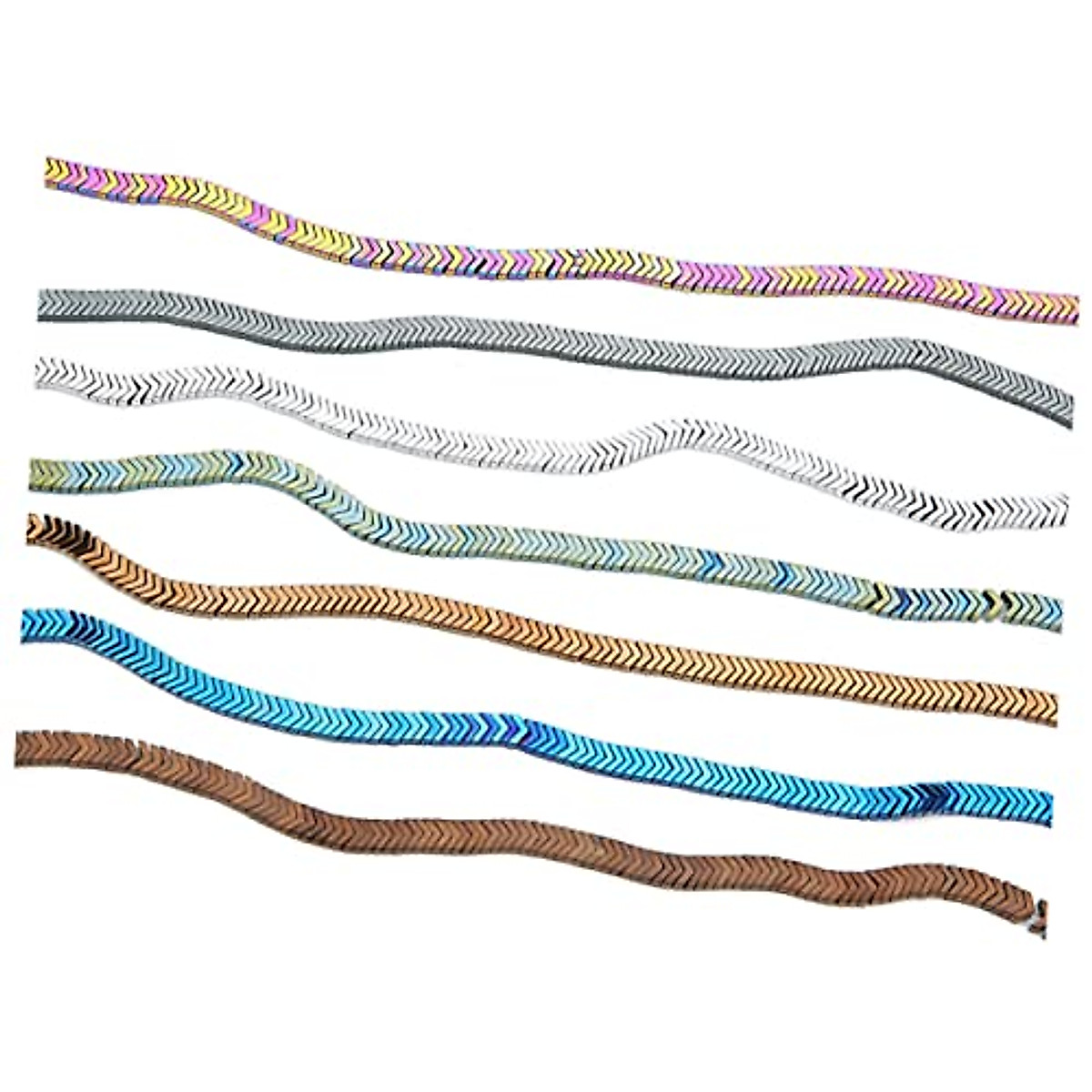 COHEALI Blue Vase 160 Pcs Decorative Beads Gemstone Beads Bracelet Kit Beads Loose Bead Pendant Wedding Table V-Shape Beads Jewelry Making Bead Colored Stone Beads Blue