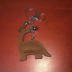 Bling Dinosaur Keychain Accessories for Women, Cute Keychains for Women, Purse Charms for Handbags, Car Keys Keychain
