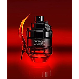 Viktor & Rolf Spicebomb Infrared for Men Eau de Toilette Spray, 5.07 Ounce