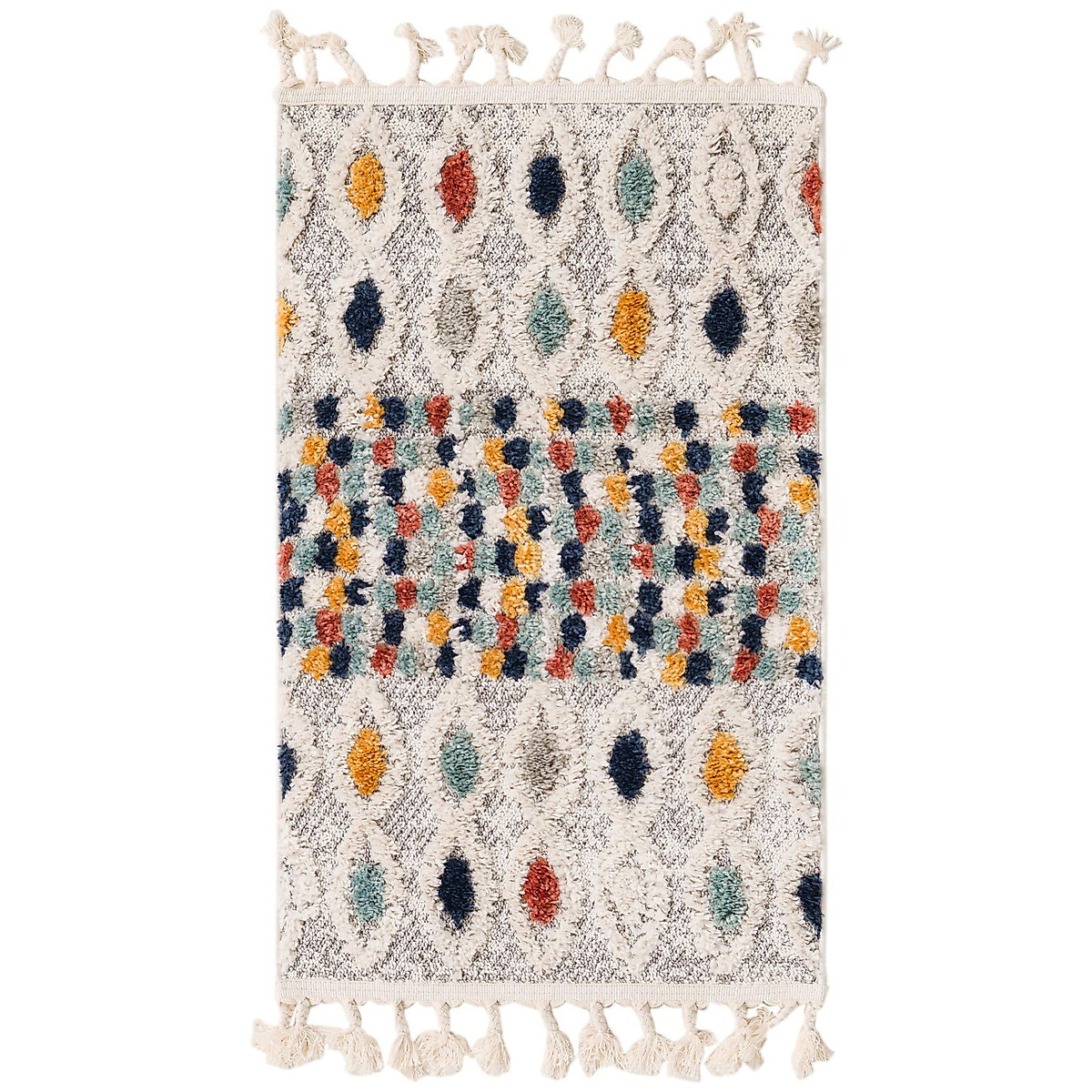 Rugs.com Cherokee Collection Rug – 2' x 3' Multi High Rug Perfect for Entryways, Kitchens, Breakfast Nooks, Accent Pieces