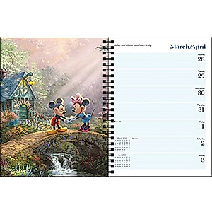 Disney Dreams Collection by Thomas Kinkade Studios: 2022 Monthly/Weekly Engageme