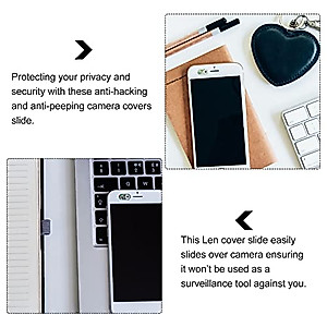 SOLUSTRE Laptops 18pcs Laptop Flower Printed Phone Camera Blocker Covers Tablet Slide Cover Web Webcam Computer Camera Slides
