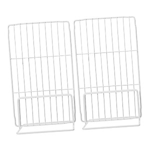 MOLUCKFU 2pcs Deep Freezer Dividers for Chest Freezer Wire Separator Mesh Shelf Organizer Storage Separators