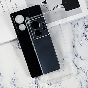 for Infinix Zero Ultra 5G X6820 Case, Soft TPU Back Cover Shockproof Silicone Bumper Anti-Fingerprints Full-Body Protective Case Cover for Infinix Zero Ultra 5G X6820 (6.80 Inch) (Transparent)