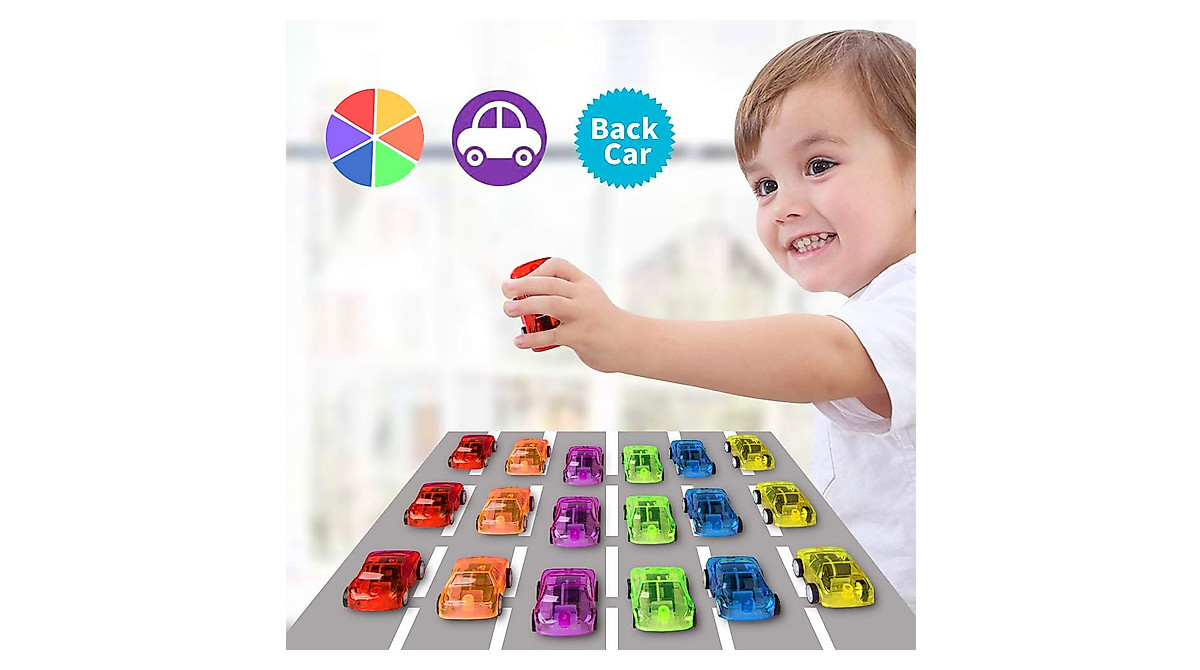 HomeMall 48Pcs Pull Back Car Set - Perfect Kids Toys