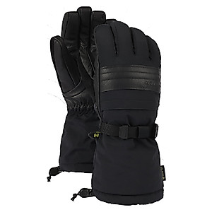 BURTON Women's Standard Warmest Gore-TEX Gloves, True Black, Large