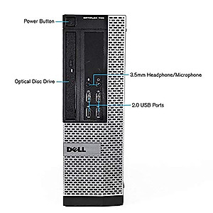 DELL Optiplex 790 Business High Performance DT Desktop Computer PC, Intel Quad Core i5-2400 3.1GHz Processor, 8GB DDR3, 2TB SATA, DVD, Windows 10 Home (Renewed)']