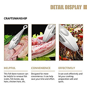 UPKOCH Fishing Tackle Fishing Tackle Fishing Tackle Stainless Steel Fishbone Hair : 3pcs Flat and Slant Mini Filet Hair Remover Tool for Fish Chicken Plucker Meat Hand Tools Hand Tools Hand Tools