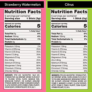 PURE KICK Hydration Singles To Go Drink Mix, Citrus, Includes 12 Boxes with 6 Packets in each Box, 72 Total Packets