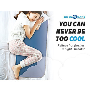 Cool Care Technologies Cooling Pad for Bed - Pressure Activated Gel Cooling Mattress Pad Provides Instant Cool Relief for 1 to 3 Hours- Place Cool Mat on Your Bed
