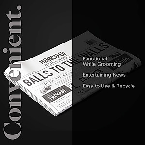 MANSCAPED™ Nuts and Bolts 3.0, Men's Grooming Kit, Includes The Lawn Mower™ 3.0 Ergonomically Designed Powerful Waterproof Trimmer, The Crop Preserver™ Ball Deodorant and Disposable Shaving Mats