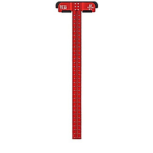 Woodpeckers T-Square with Rack-It Mount, 32 Inch, Aluminum, For Precision Woodworking