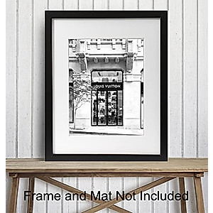 Photo of Designer Store Glam Wall Decor – Unique Designer Home Art Poster for Apartment Living room Bedroom – Chic Gift for Women Woman Wife Her Haute couture Fashion Fans– 8x10 Picture Print Wall Art