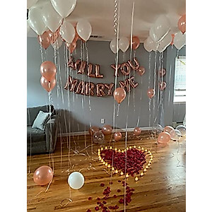 LaVenty Will you marry me Balloons Marry Me Balloons Marriage Proposal Ideas Wedding Proposal Decorations Decor Rose Gold Will you marry me Balloons