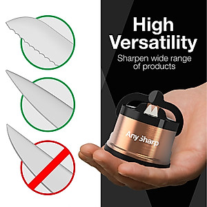 AnySharp Gift Box Pro Knife Sharpener, One Size, Copper