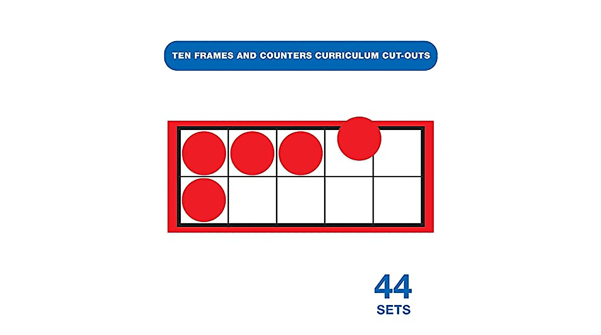 Carson Dellosa Ten Frames & Counters Math Set – 484 Pieces