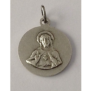 LOT OF 3 (THREE) CARMEL SCAPULAR MEDALS (OUR LADY OF MOUNT CARMEL - VIRGIN OF CARMEL)- THE PATRON SAINTS MEDALS- 100% MADE IN ITALY