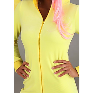 My Little Pony Fluttershy Women's Costume - Hooded Jumpsuit with Wings, Tail & Ears