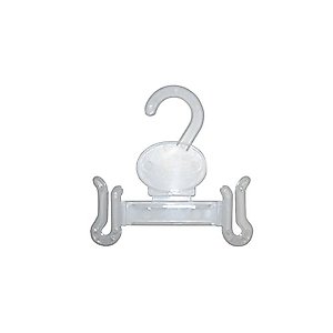 NAHANCO JLP15620 Plastic Sandal Hangers - 3 7/8" Natural - 20 Count, (Pack of 20)
